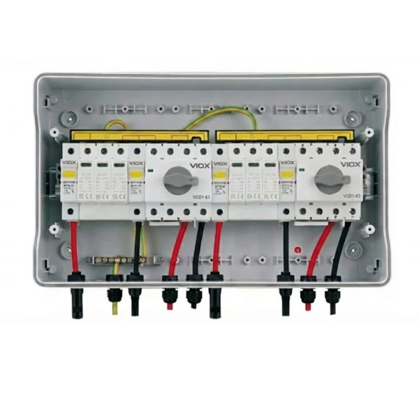 2 In 2 Out Solar Combiner Box 1000V | Dual Independent Circuits | VIOX ...