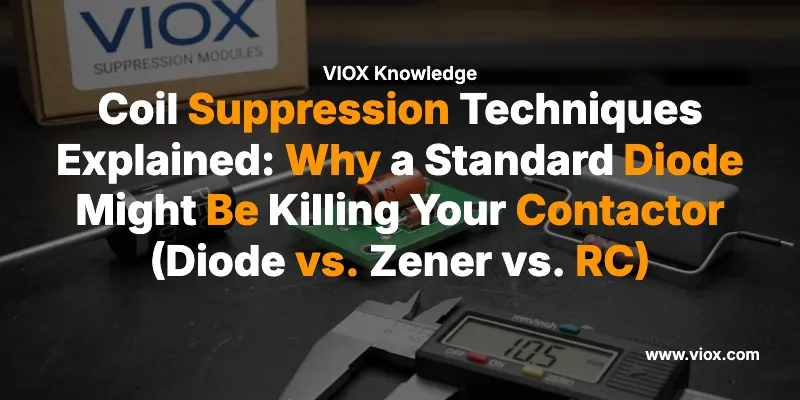 Guía de Supresión de Bobina: Diodo vs. Zener vs. Snubber RC