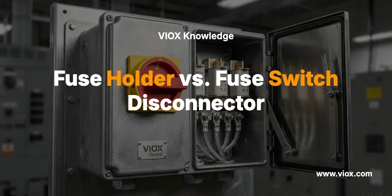 Fuse Holder vs. Fuse Switch Disconnector: Load-Break Safety Guide