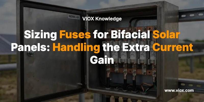 Bifacial Solar Panel Fuse Sizing Guide: NEC 690.8 & Current Gain | VIOX