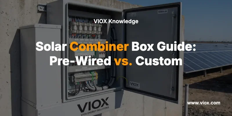 Solar Combiner Box Guide: Pre-Wired vs. Custom
