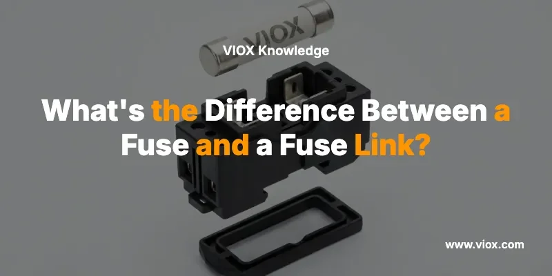 What's the Difference Between a Fuse and a Fuse Link?